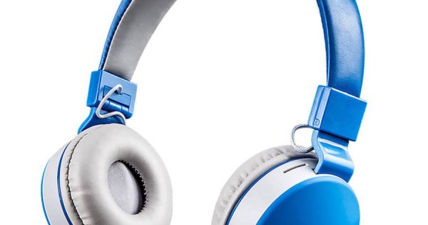 Casti On-Ear Wireless cu Handsfree MS - 881A - Albastru | RobestShop.ro