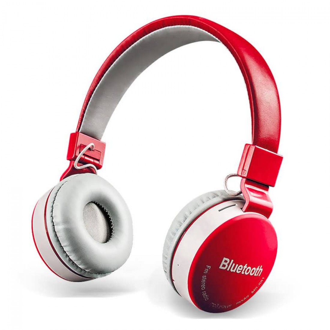 Casti On-Ear Wireless cu Handsfree MS - 881A - Rosu | RobestShop.ro
