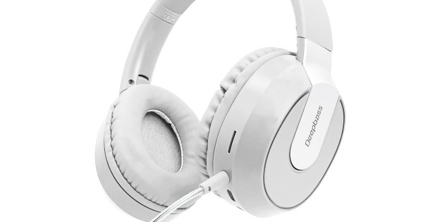 Casti On-Ear Wireless Stereo pliabile - Deepbass R11 Alb | RobestShop.ro