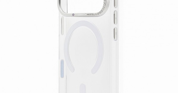 Husa spate pentru iPhone 17 Pro Berlia Starburst Magsafe - Transparent ...
