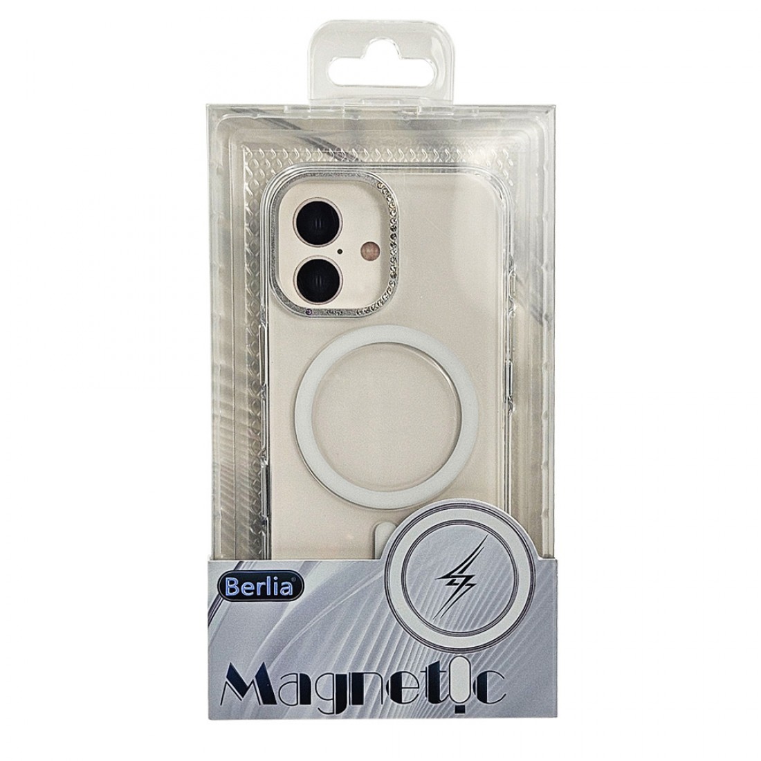 Husa spate pentru iPhone 17 Berlia Starburst Magsafe - Transparent ...